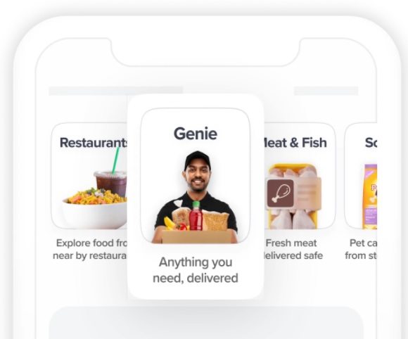 Swiggy Genie- Flat 50% Off Upto Rs 50 On Swiggy Genie Delivery First Order