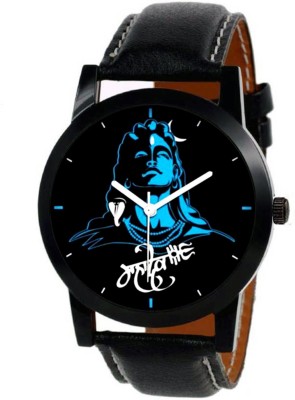 Buy ADIXION M Mahadev Watch with Black Leather Strap (Lord Siva) Watch ...