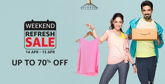 Amazon Fashion Weekend Refresh Sale Offers 14th-15th April 2018: Up to ...