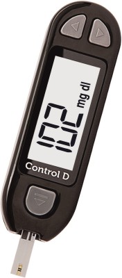 Buy Control D Sugar Testing Monitor with 5 Strips Glucometer(Black) at ...
