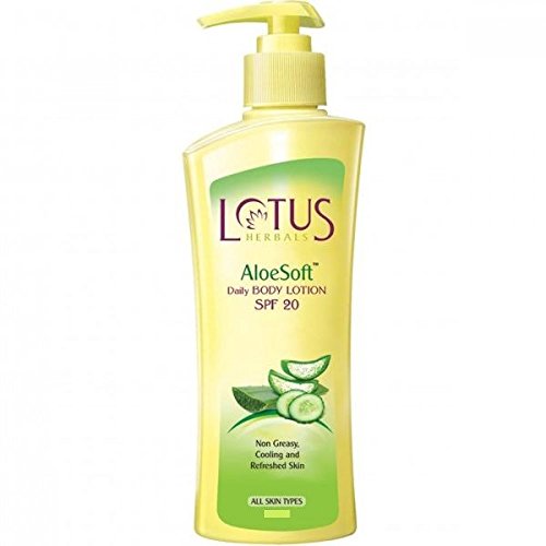Buy Lotus Herbals Aloe Soft Daily Body Lotion SPF-20, 250ml at Rs. 155 ...