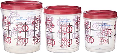 Buy Princeware Twister Package Container, Set of 3, Pink at Rs. 249 ...