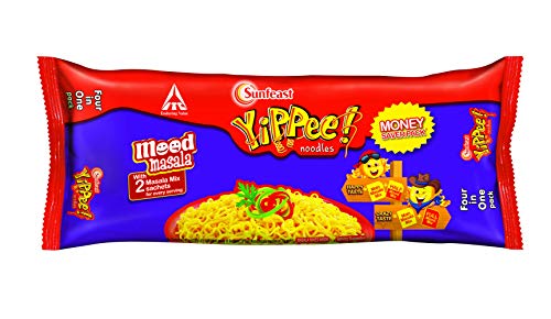Buy Sunfeast Yippee Mood Masala Noodles, 260g Family Pack at Rs. 28 ...