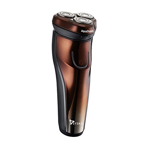 Buy Syska SH0371 Aqua Shave Rotary Shaver (Golden) at Rs. 1557 from ...