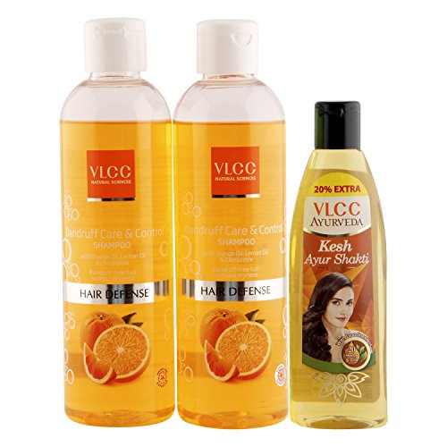 Buy VLCC Hair Fall Control Shampoo (Buy 1 Get 1) and Ayurveda Hair Oil ...