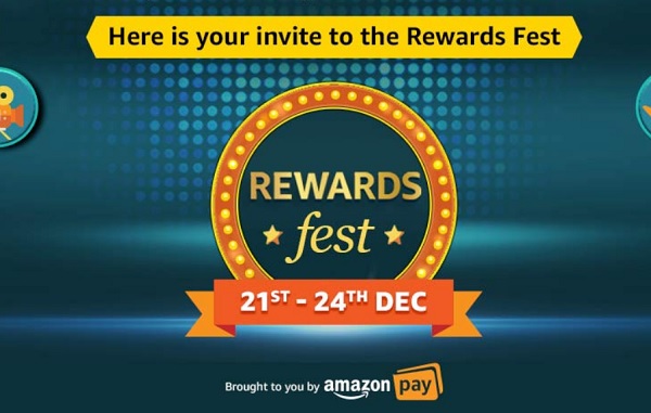Amazon Rewards Fest [21st-24th Dec 2019] : Get Upto 100% Reward ...