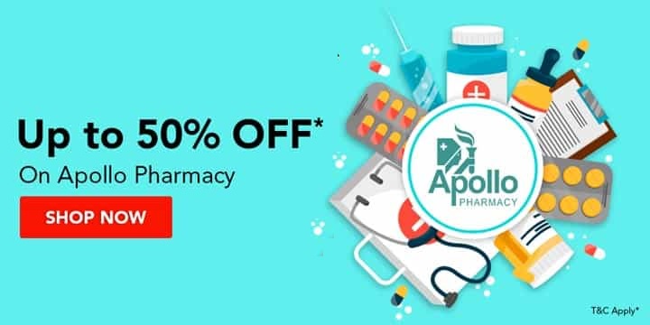 Apollo Pharmacy Offers- Flat Rs 35 Cashback On Order Of Rs 99 Via CRED