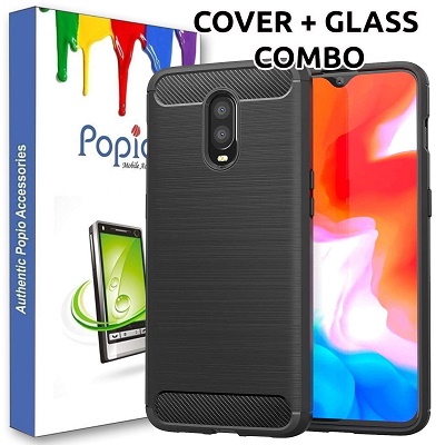 Buy OnePlus 6T Back Cover Case & Tempered Glass at Rs. 99 from Amazon