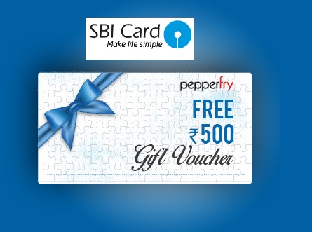 Pepperfry Sbi Cards Offer : Get Free Pepperfry Rs. 500 E Gift Voucher ...
