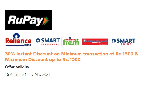 Reliance Mart Shopping Offer : Get 30% Discount On Reliance Fresh/Smart ...