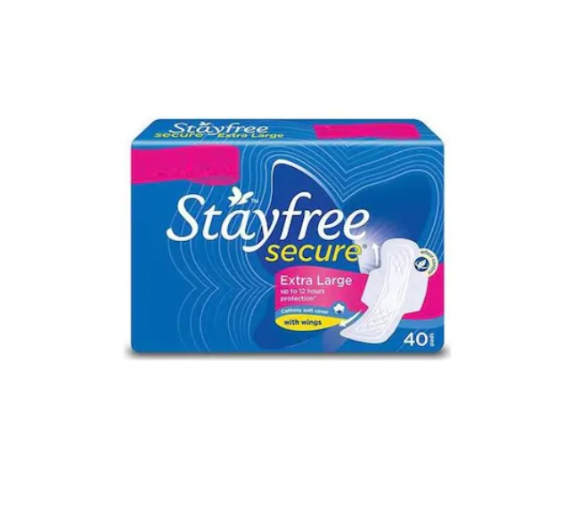 Buy STAYFREE Secure - Xl Ultra-Thin Sanitary Napkins 40 pcs Just At Rs ...