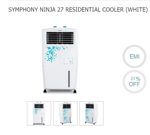Buy SYMPHONY NINJA 27 RESIDENTIAL COOLER At Rs 5190 Only From Croma ...