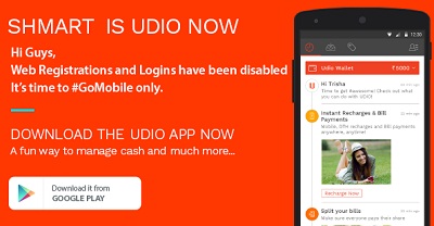 Udio Wallet Offers- Flat 10 cashback on Mobile Recharge worth Rs 20 or ...
